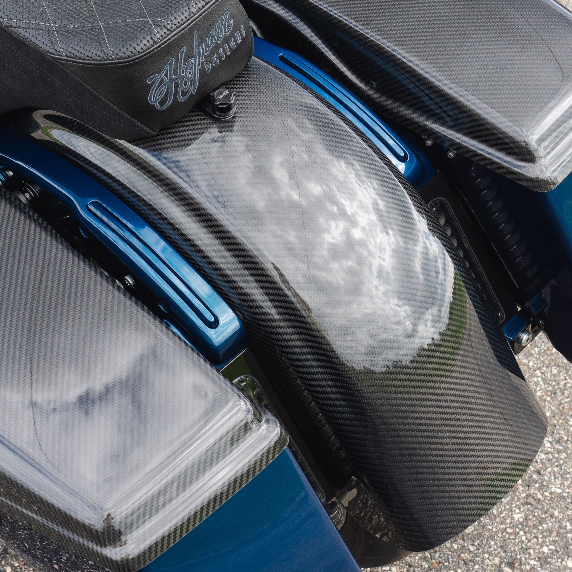 2009 & Later Bagger Carbon Fiber Rear Fender Kit – Hofmann Designs