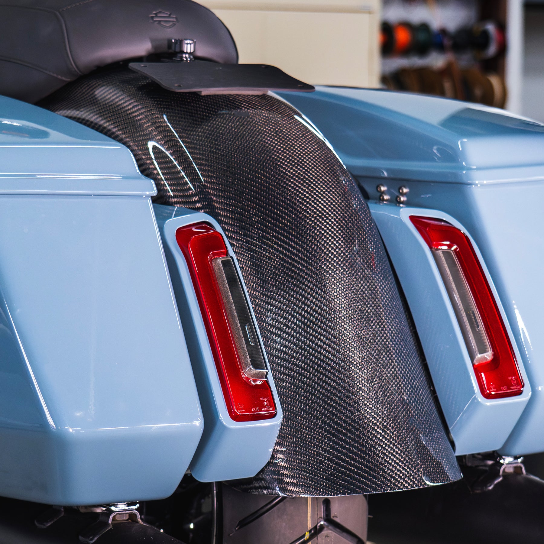 2009 & Later Bagger Carbon Fiber Rear Fender Kit – Hofmann Designs